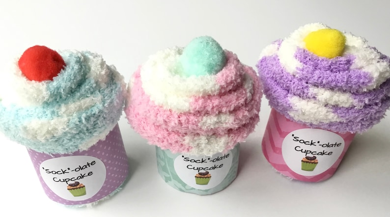Cozy Fuzzy Cupcake Socks With Hearts Womens - Etsy
