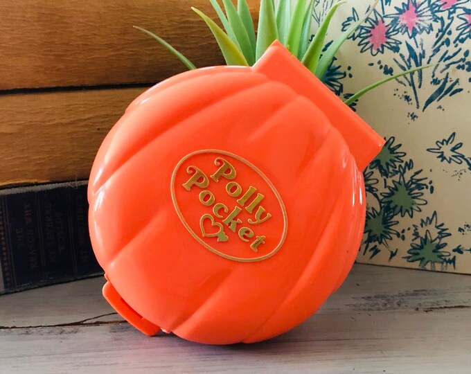 Vintage 1980's Polly Pocket Tammy's Palm Tree Island Salmon Shell ...