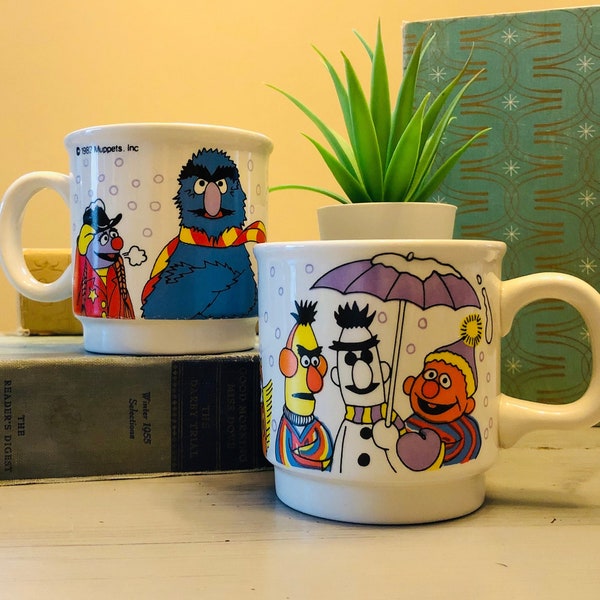 Sesame Street Coffee Mugs - Etsy