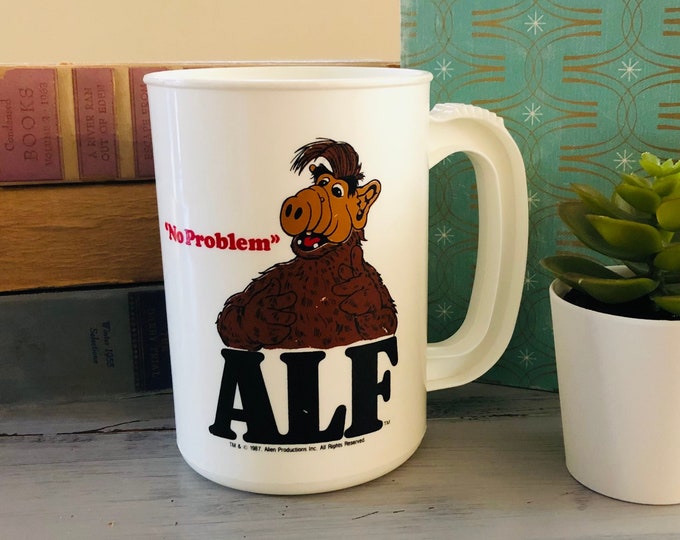 Vintage 1980's ALF Mug Retro 1980's Alf 20oz Coffee Mug Retro Alf Alien ...
