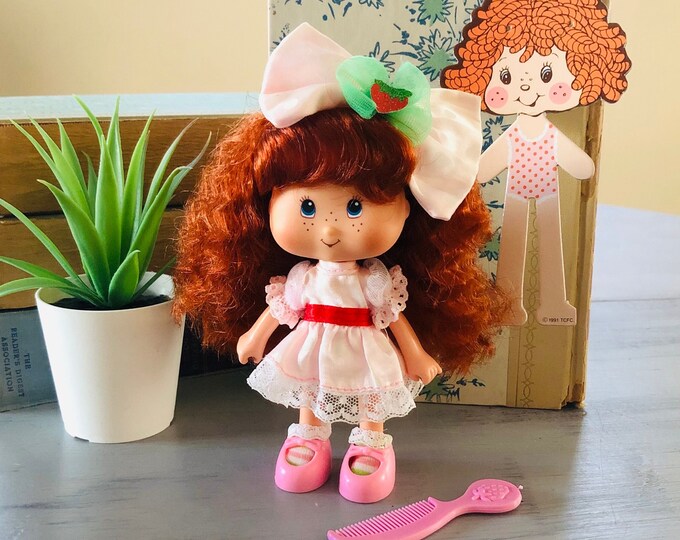 Strawberry Shortcake Raspberry Tart Plush Rag Doll Re-edition Charlotte ...