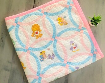Vintage 1980's Care Bears Quilt Retro 1980's Care - Etsy