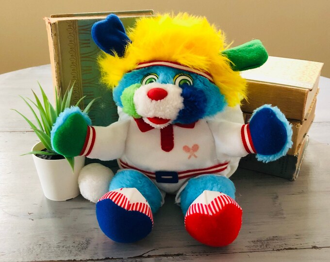 Vintage 1980's Sports Tennis Popple 80's Tennis Popple Plush Sports ...