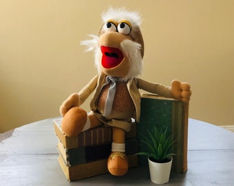 Vintage 1980's Fraggle Rock Uncle Traveling Matt Plush 1985 Hasbro ...