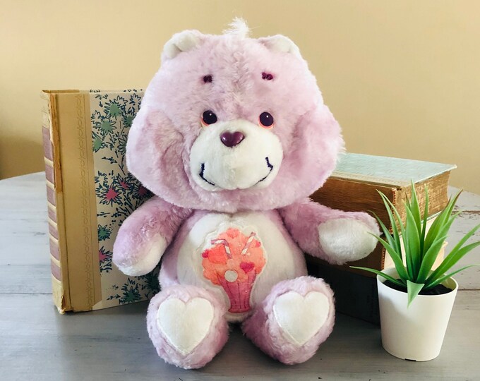 Vintage 1980's Share Bear Care Bear Plush Original Care Bear Plush ...