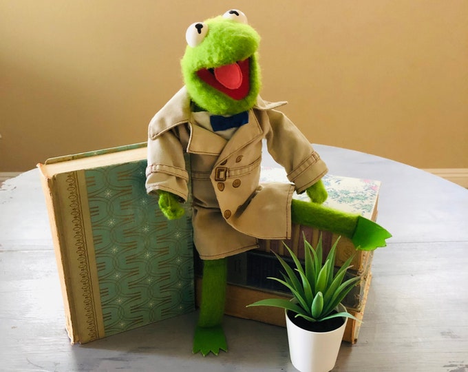 Vintage 1980's Kermit the Frog Plush Vintage Fisher-prince Kermit the ...