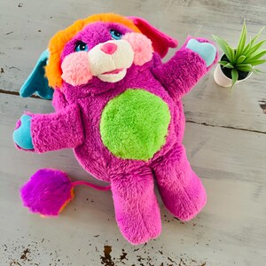 Vintage 1980's Popples Pancake Popple 80's Purple, Orange, Blue, Green ...