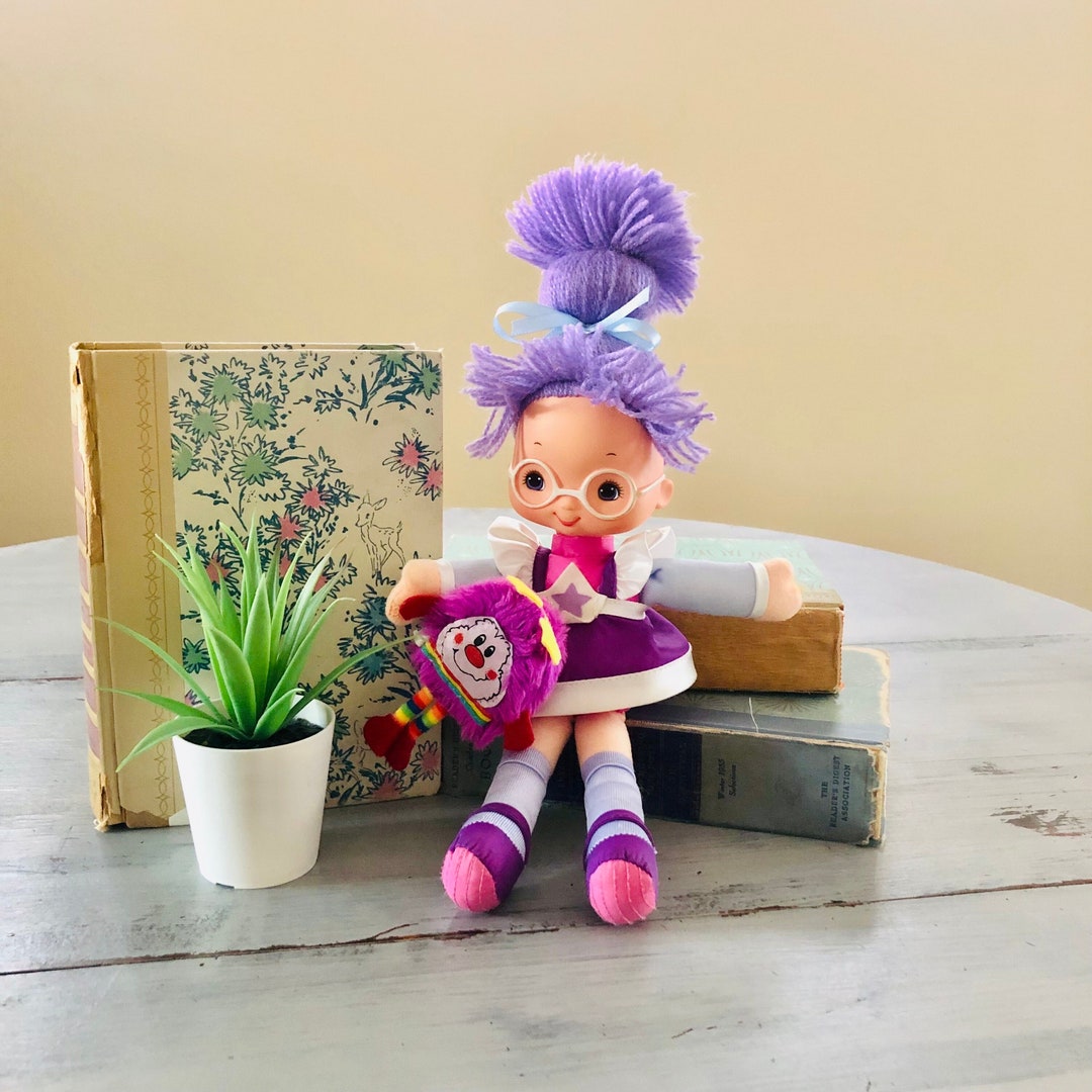 Vintage 1980's Shy Violet Color Kid Doll With IQ Sprite Vintage Rainbow ...