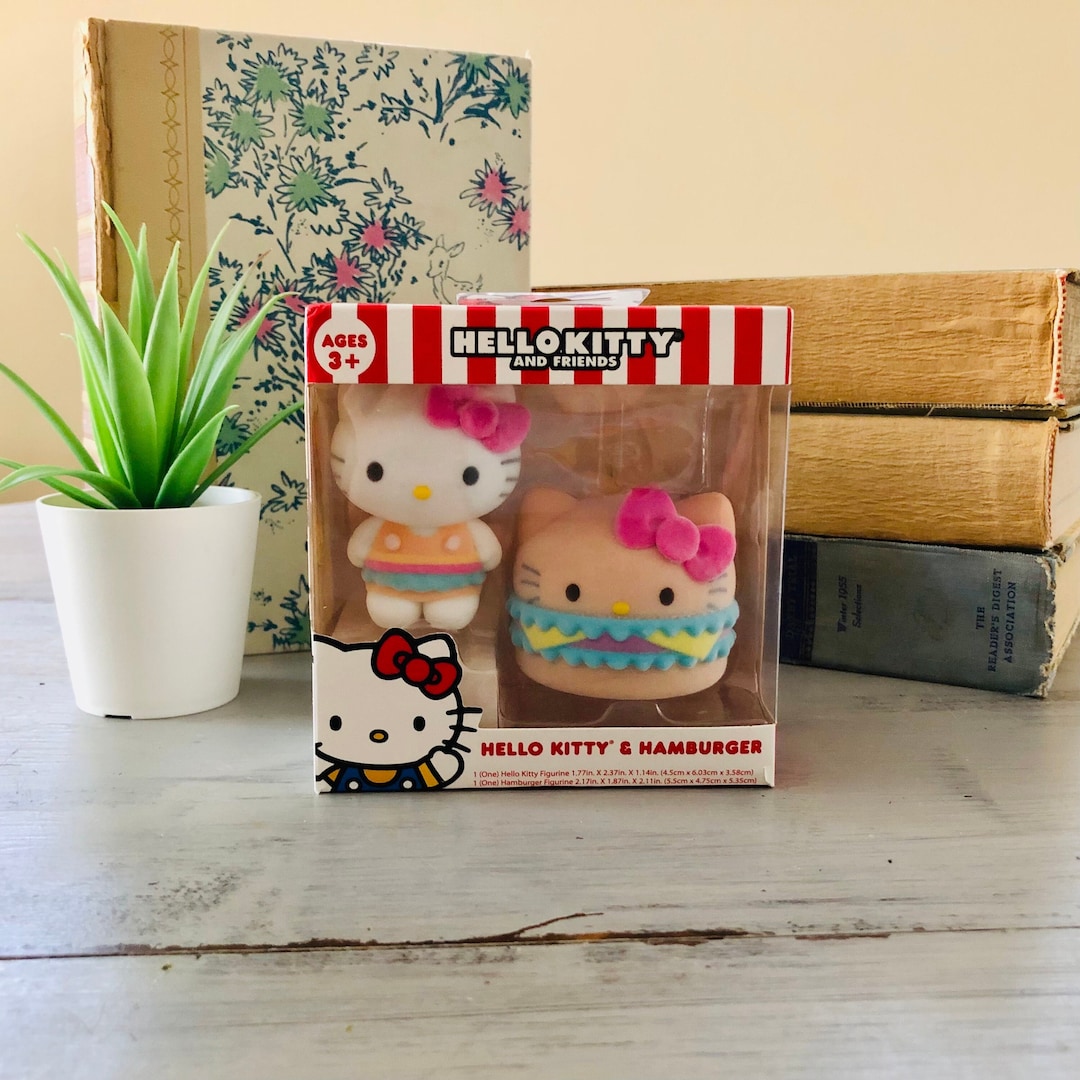 Sanrio Hello Kitty and Friends Figure Hello Kitty and Hamburger Set ...