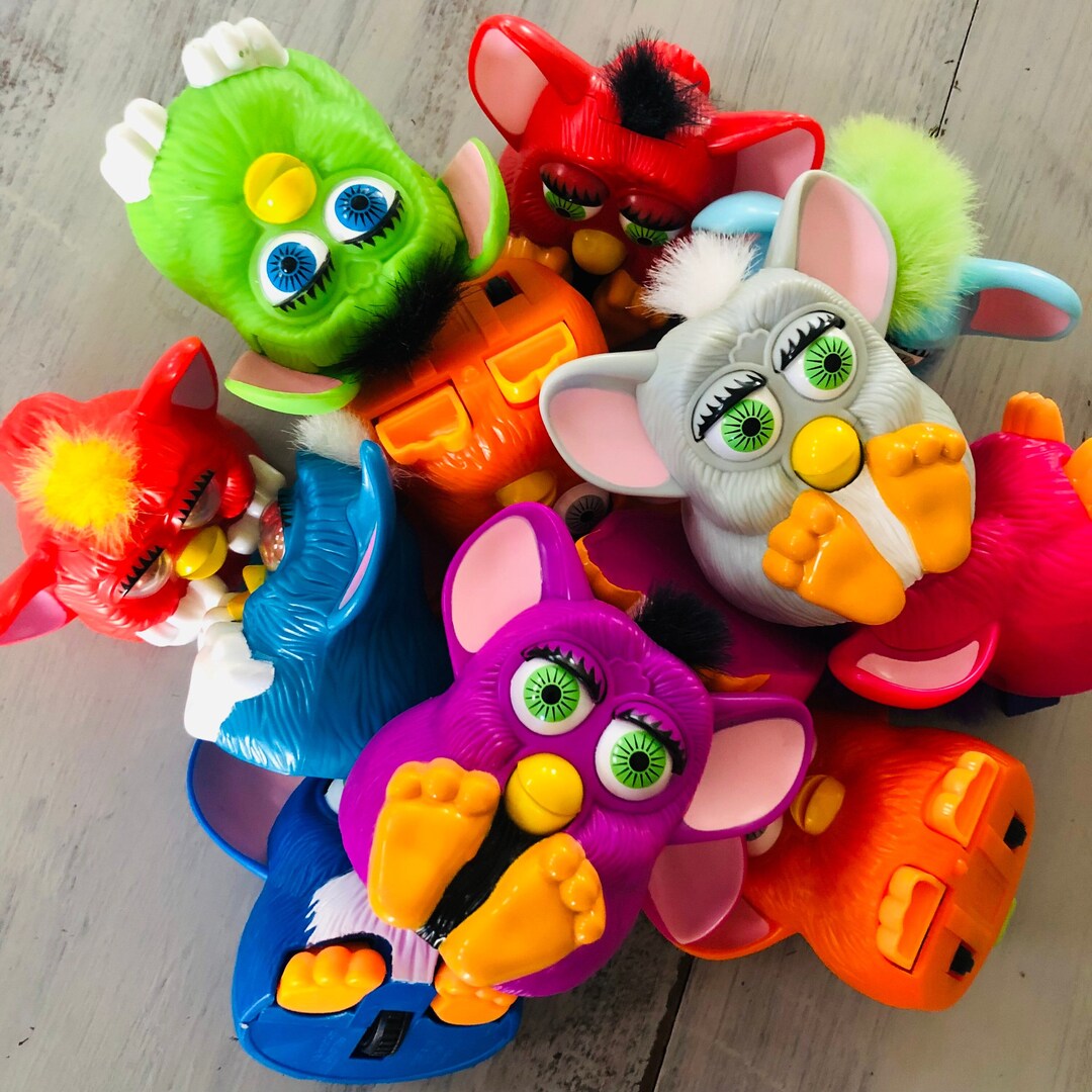 Vintage 1990's Furby Mcdonalds Happy Meal Toys | 1998 Mcdonalds Furby ...