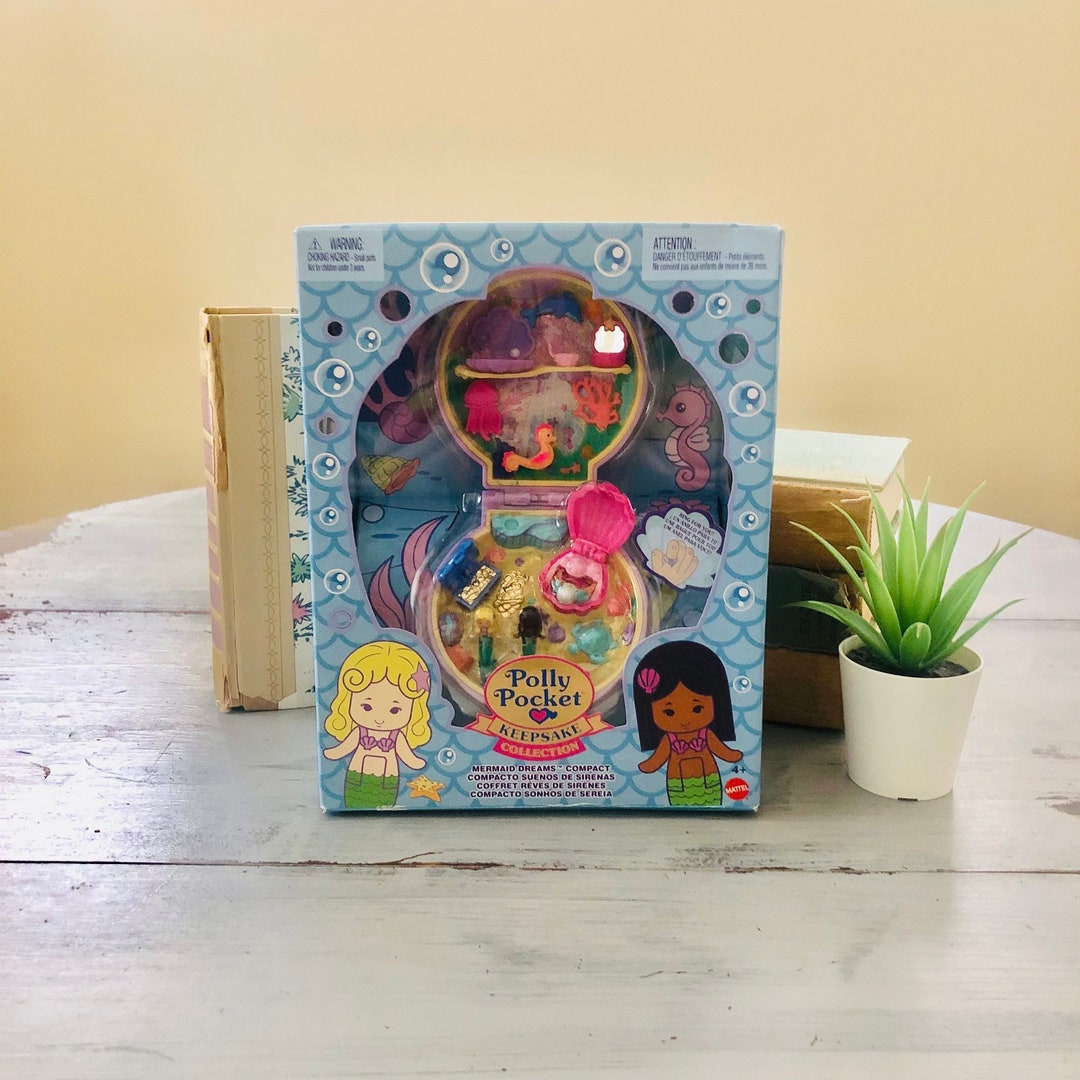 Re-release Vintage Style Polly Pocket Keepsake Collection Mermaid ...