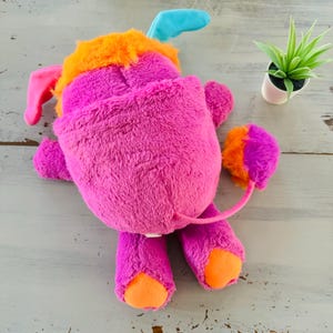 Vintage 1980's Popples Pancake Popple 80's Purple, Orange, Blue, Green ...