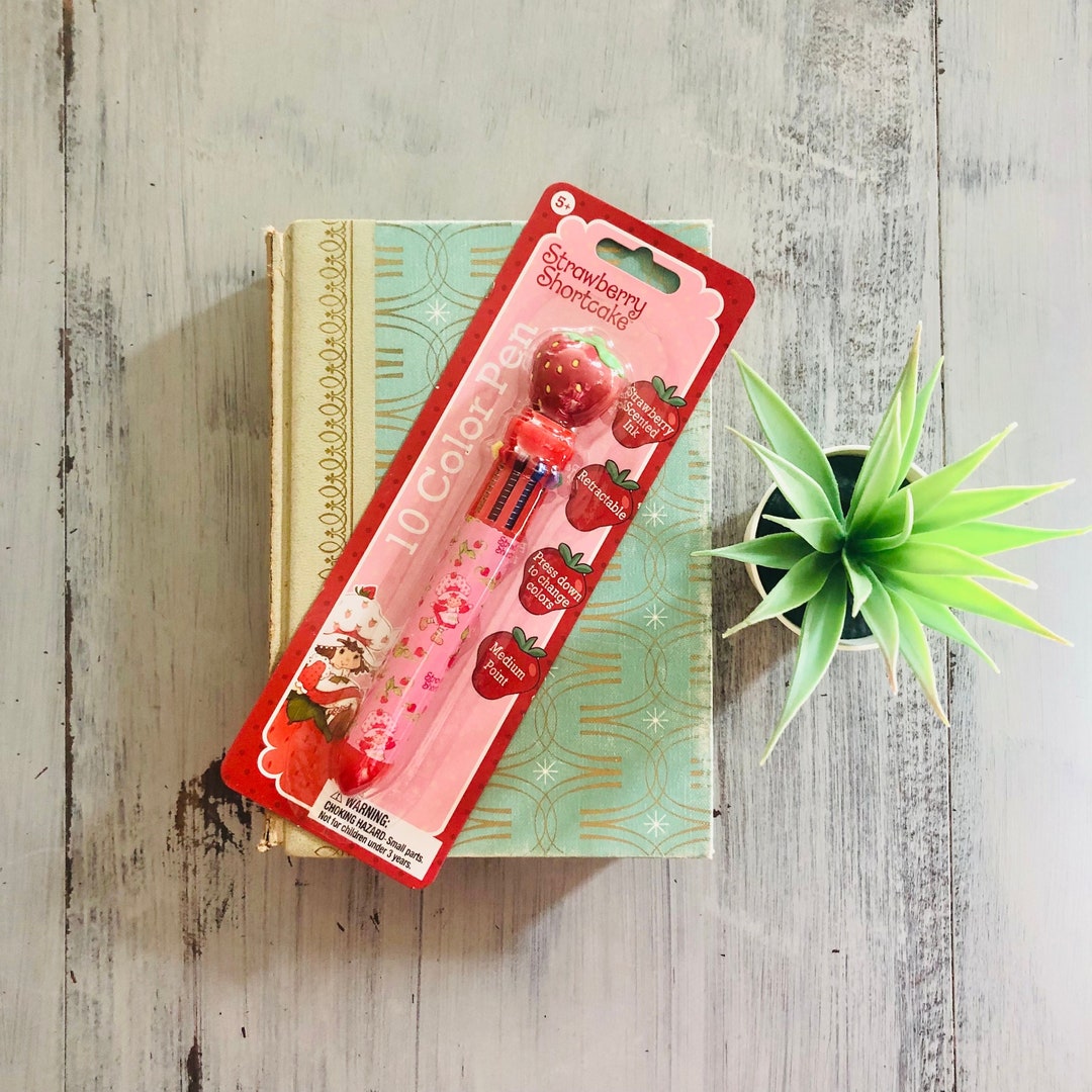 Strawberry Shortcake 10 Color Pen With Scented Ink | Strawberry ...