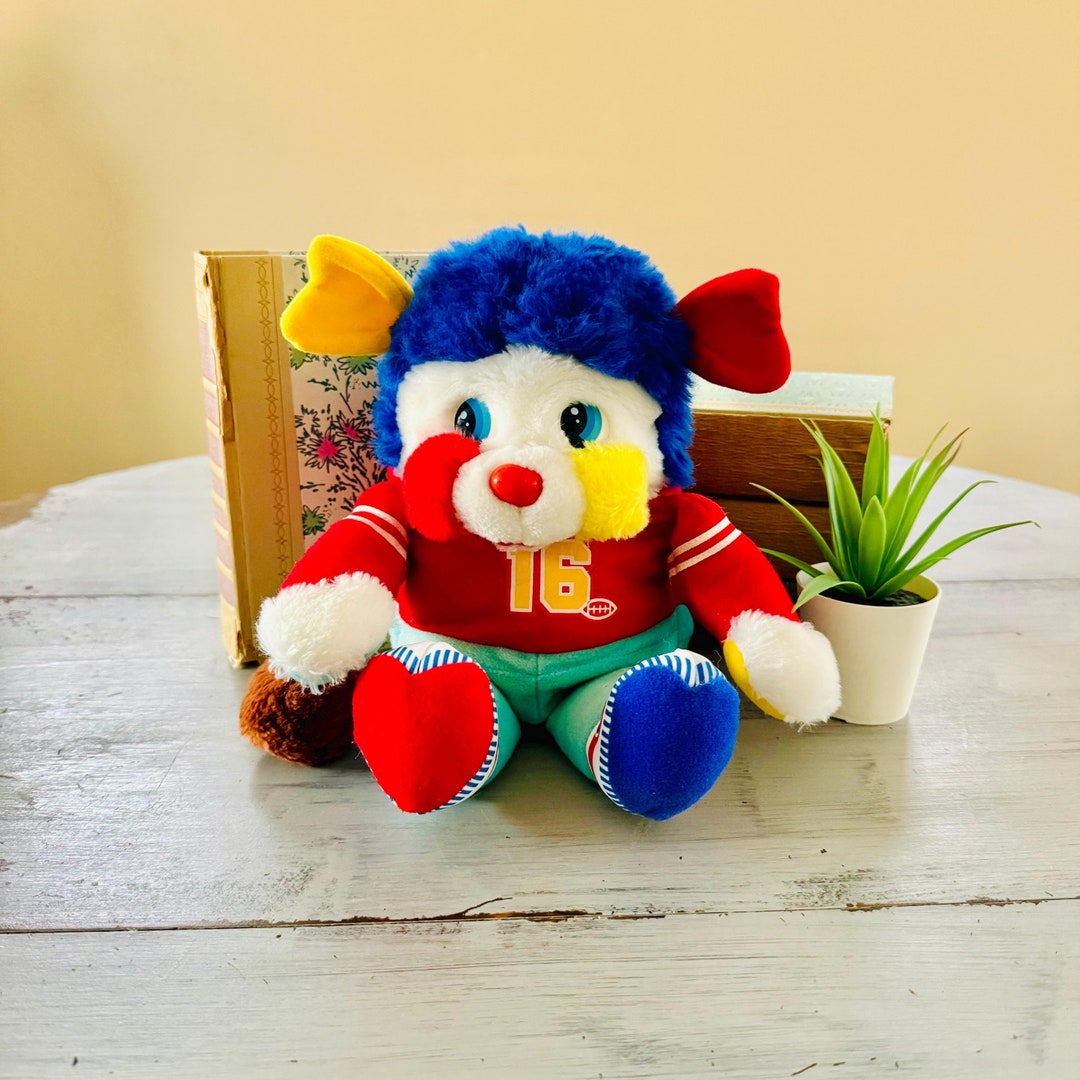 Vintage 1980's Popples Sports Popple 80's Sports Popple Football Plush ...