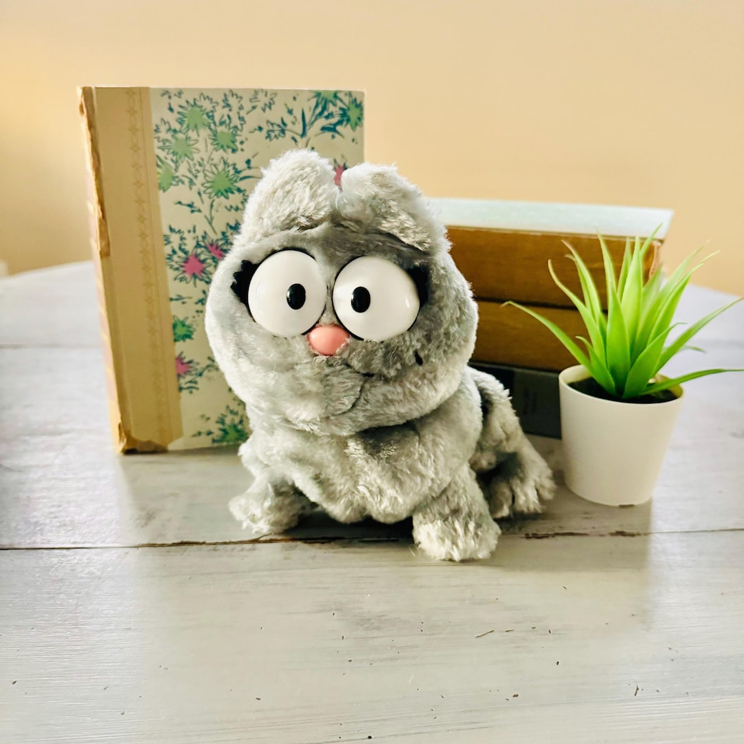 Vintage 1980's Nermal Plush Retro 80's Dakin Garfield Nermal Plush ...