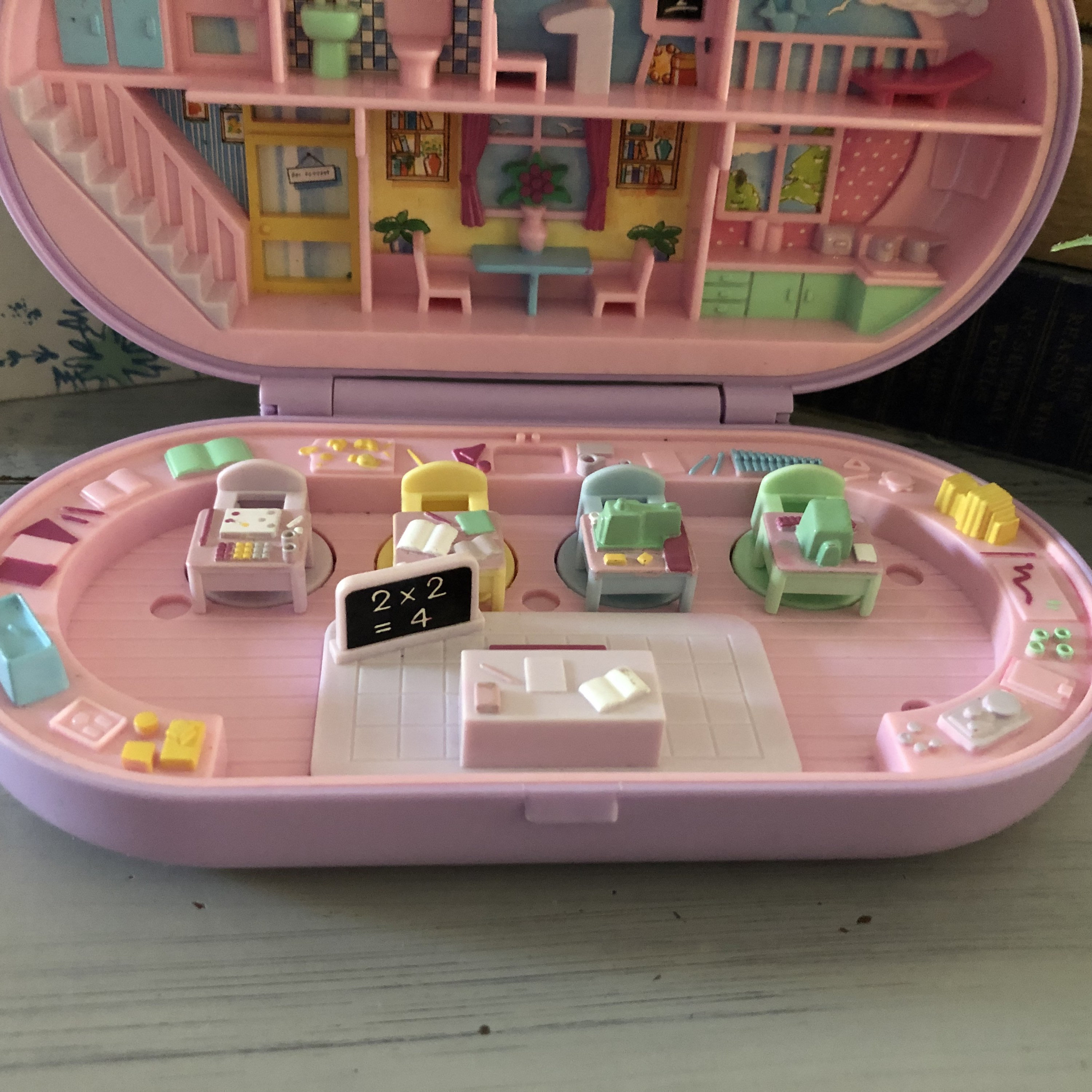 Vintage 1990's Polly Pocket Stampin' School Playset - Etsy