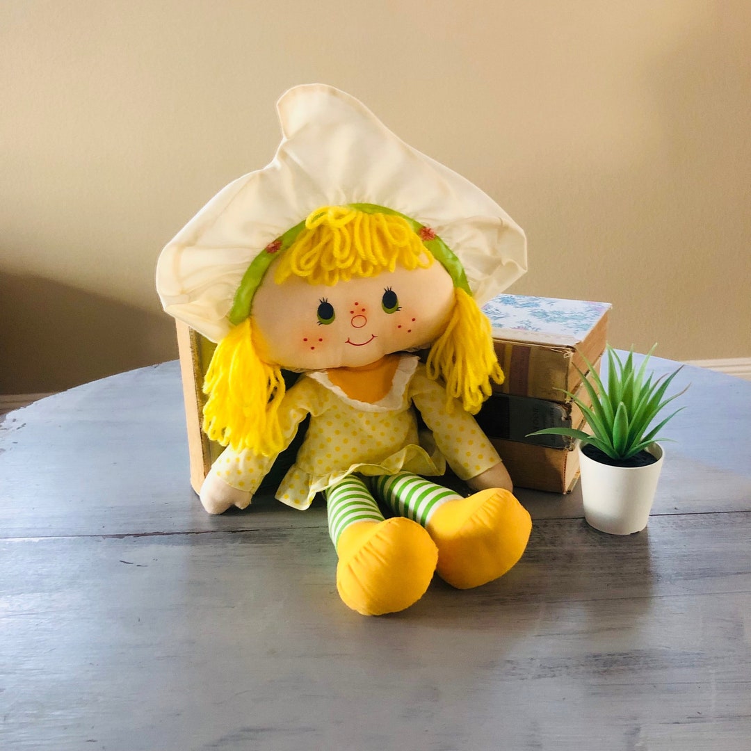 Vintage 1980's Lemon Meringue Rag Doll 1980s Lemon - Etsy