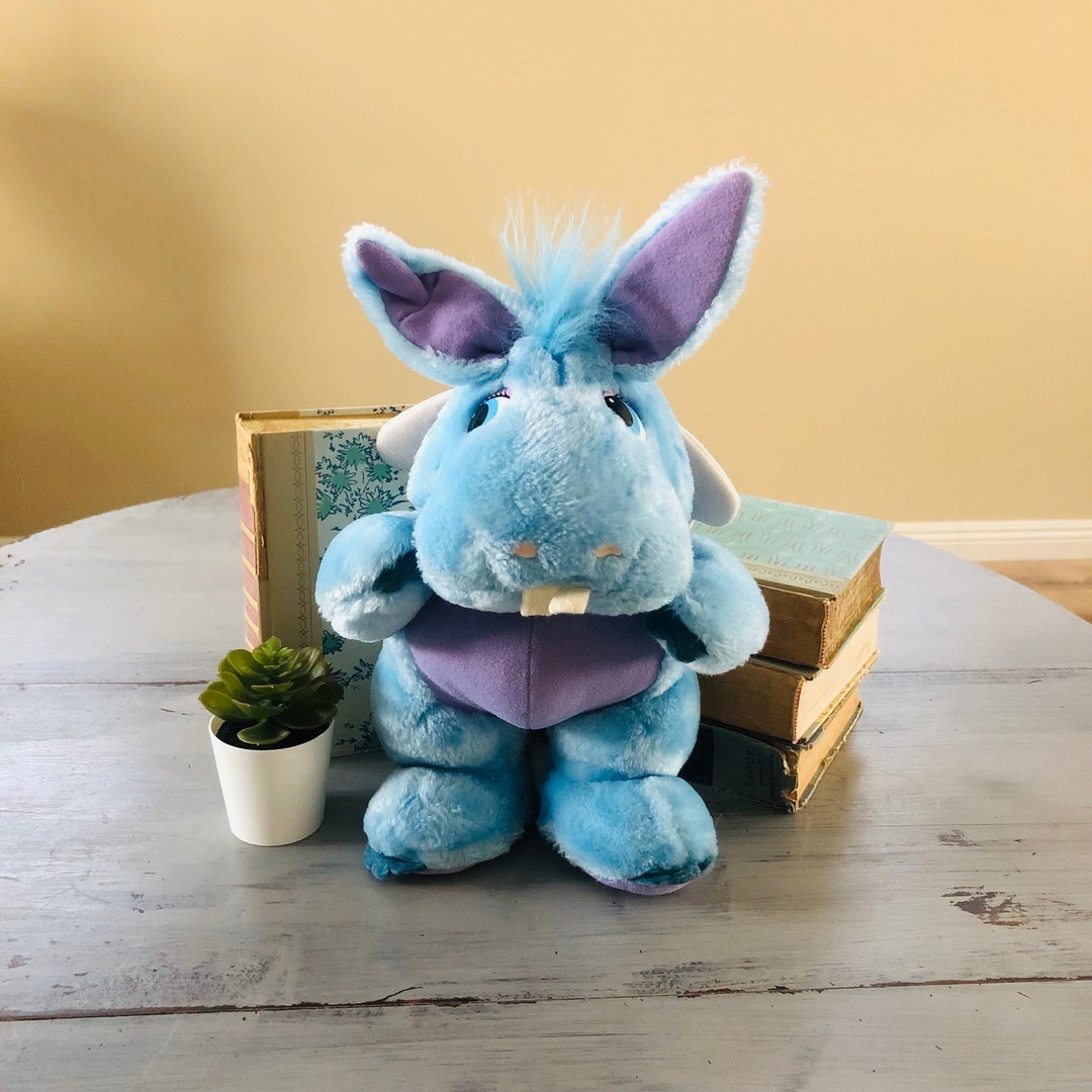 Vintage 1980's Wuzzles Hoppopotamus Plush 1980's Wuzzels Suffed Animal ...