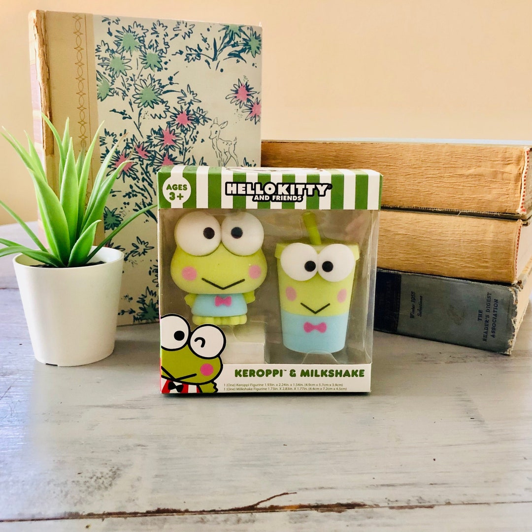 Sanrio Hello Kitty and Friends Figure Keroppi and Milkshake Set Retro ...