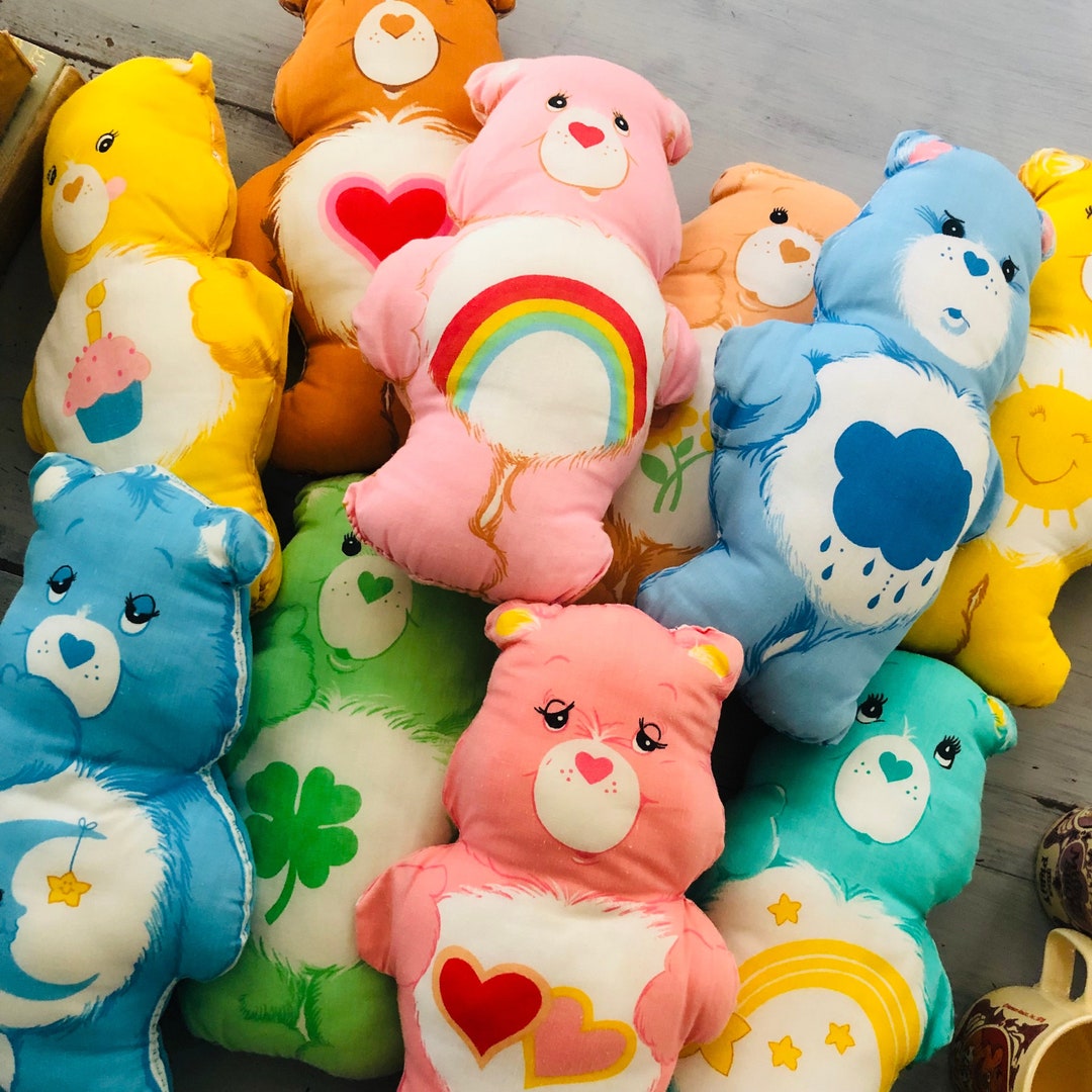 Vintage 1980's Care Bears Cut and Sew Plush Friend, Cheer, Good Luck ...