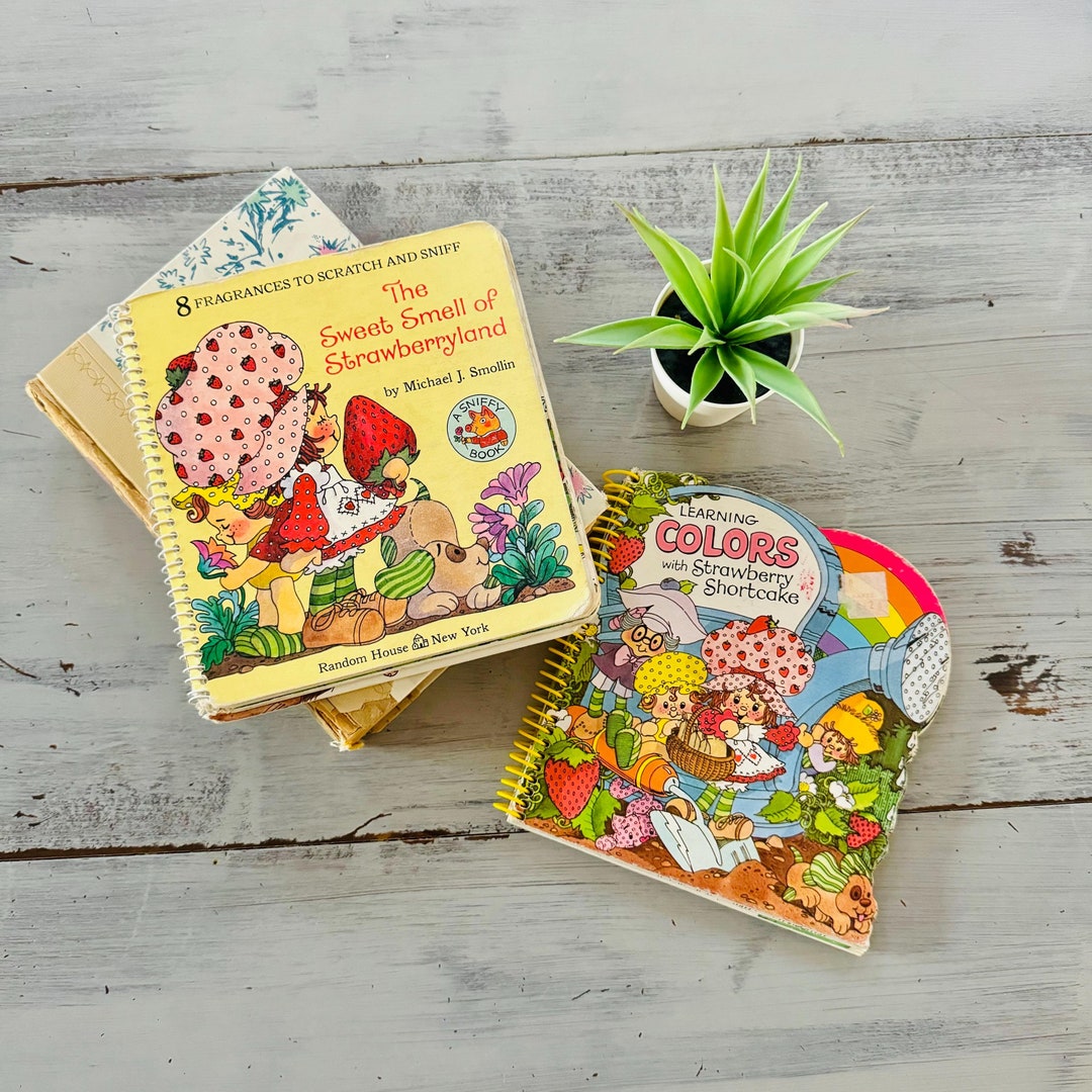 Vintage 1980's Strawberry Shortcake Books Sweet Smell of Strawberryland ...