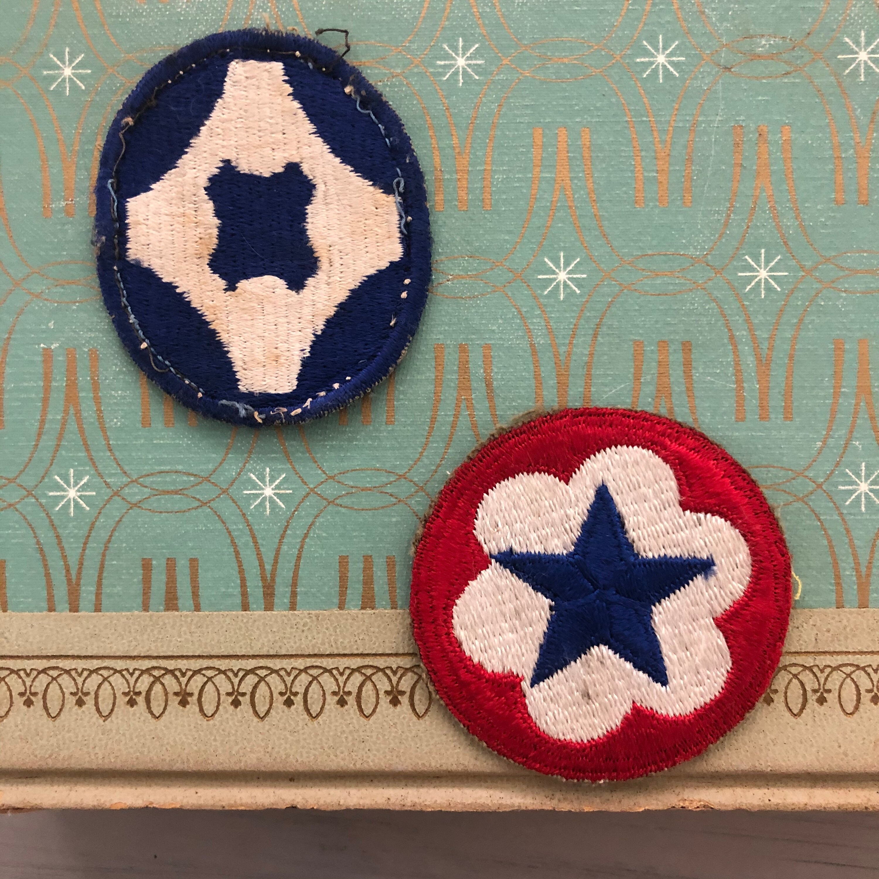 Vintage WWII Military Patch Set 1940's World War 2 Army | Etsy