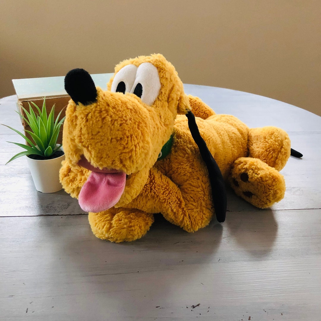 Vintage Style Disney Store Pluto Plush Disney Mickey Mouse - Etsy