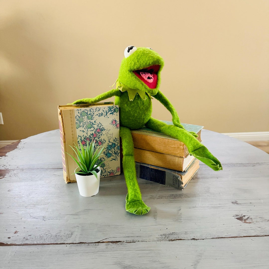 Vintage 1970's Kermit the Frog Plush Vintage Fisher-prince Kermit the ...
