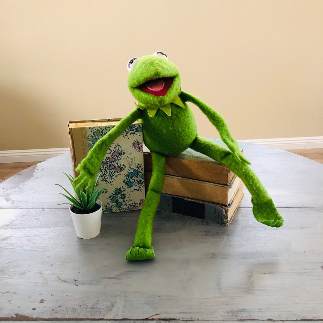 Vintage 1970's Kermit the Frog Plush Vintage Fisher-prince Kermit the ...