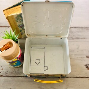 Vintage 1986 Popples Lunchbox With Thermos | 1980's Popples Metal Lunch ...