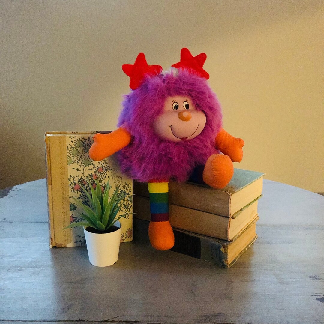 Vintage 1980's Glee Sprite Plush Vintage Rainbow Brite Violet Sprite ...