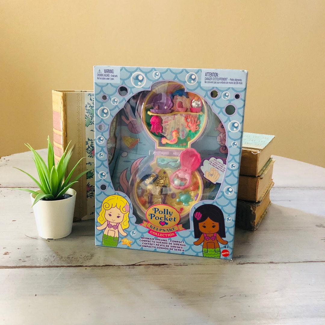 Re-release Vintage Style Polly Pocket Keepsake Collection Mermaid ...