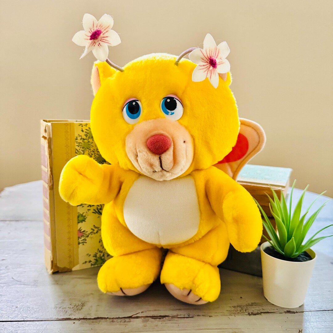 Vintage 1980's Wuzzles Butterbear Plush | 1980's Wuzzels Stuffed Animal | Softies Wuzzles ...