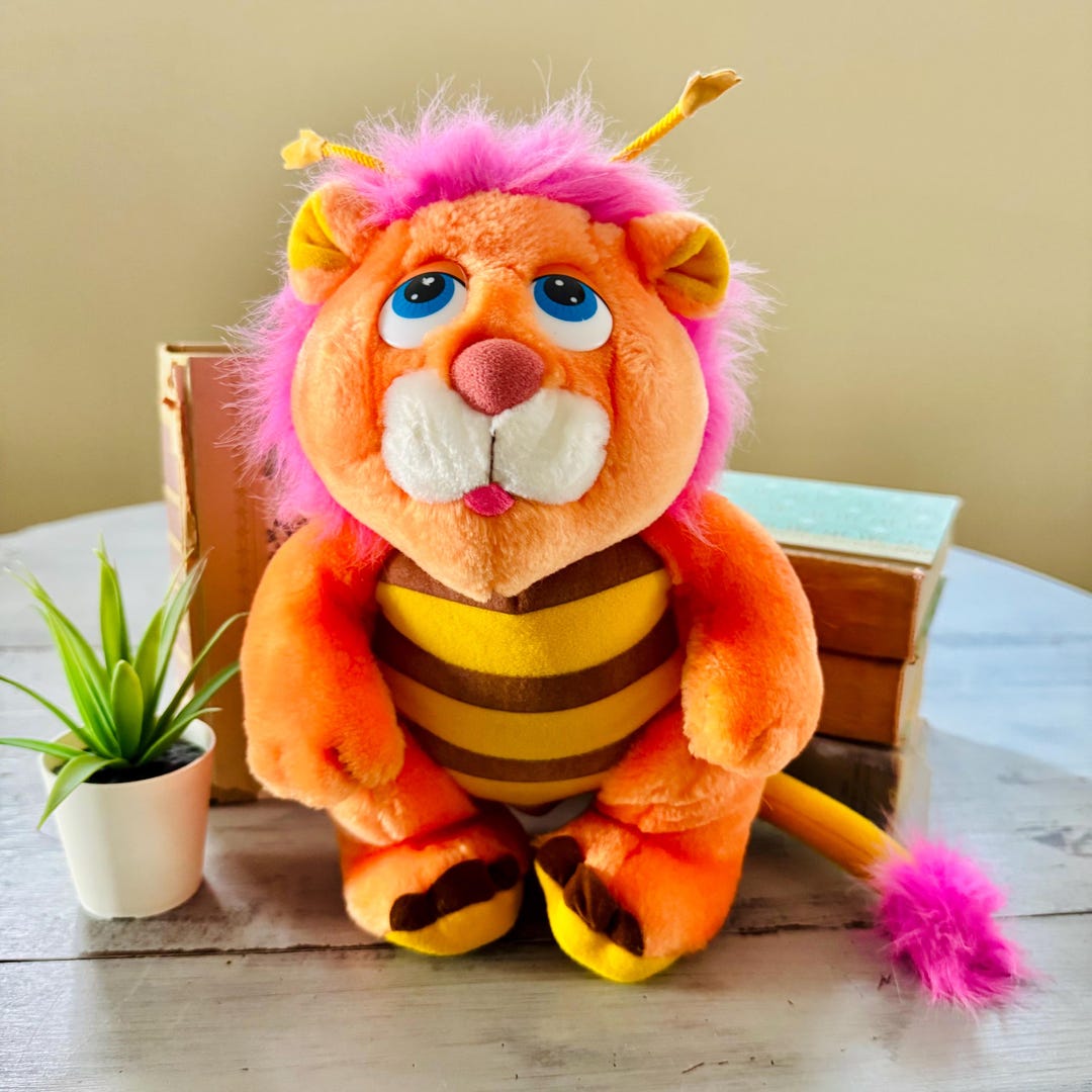 Vintage 1980's Wuzzles Bumblelion Plush | 1980's Wuzzels Stuffed Animal ...