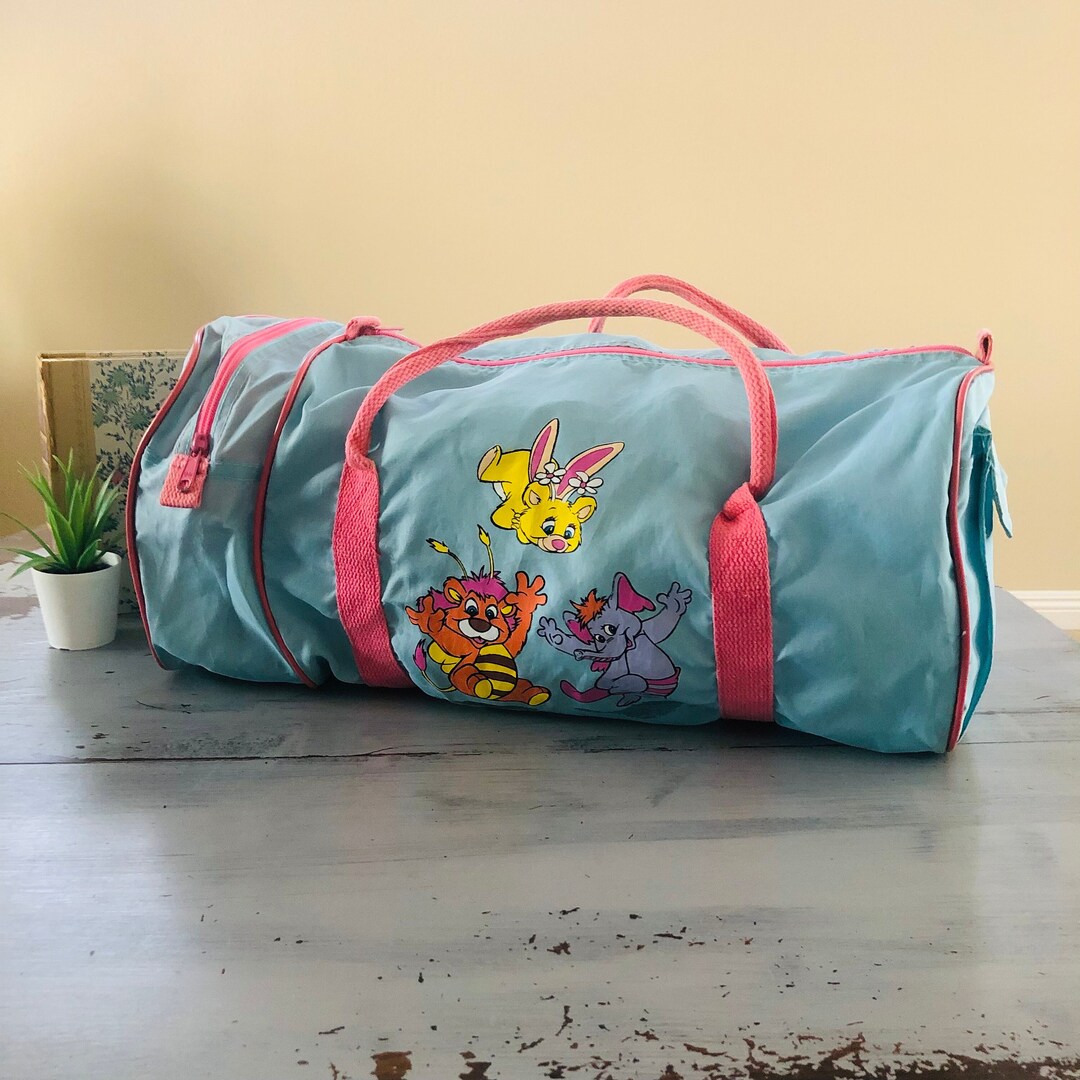 Vintage 1980's Wuzzles Duffle Bag 1980's Wuzzels Tote Bag Purse Wuzzles ...