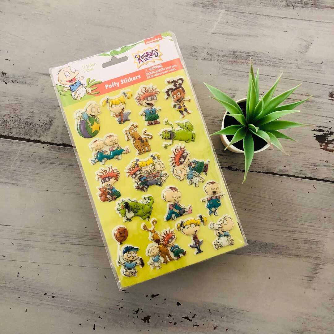 Vintage Style Rugrats Puffy Stickers | Retro Nickelodeon Rugrats ...