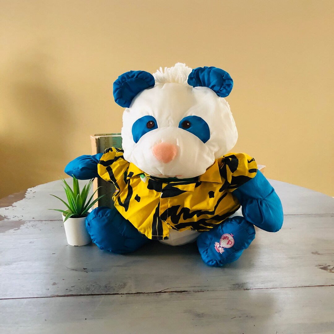 Vintage 1980's Puffalump Panda Bear 1987 Fisher-price Wild Puffalump ...