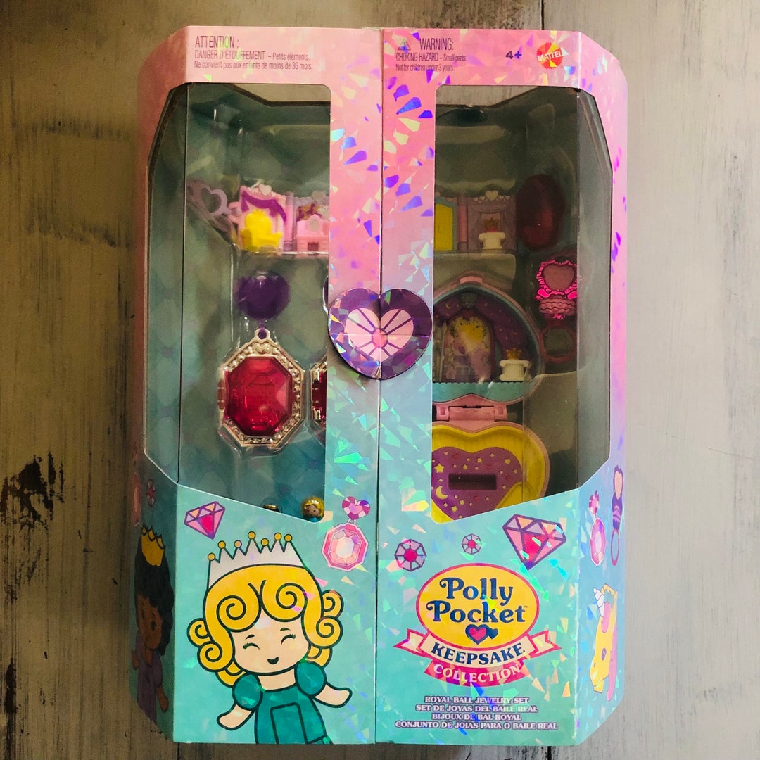 Re-release Vintage Style Polly Pocket Keepsake Collection Royal Ball ...
