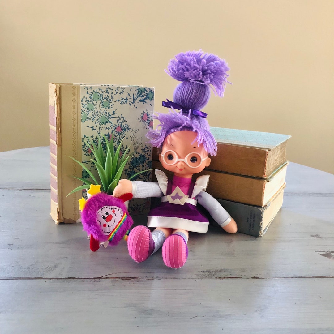 Vintage 1980's Shy Violet Color Kid Doll With IQ Sprite Vintage Rainbow ...