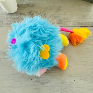 Vintage 1980's Popples Puffling Popple 80's Blue Puffling Popple Plush ...