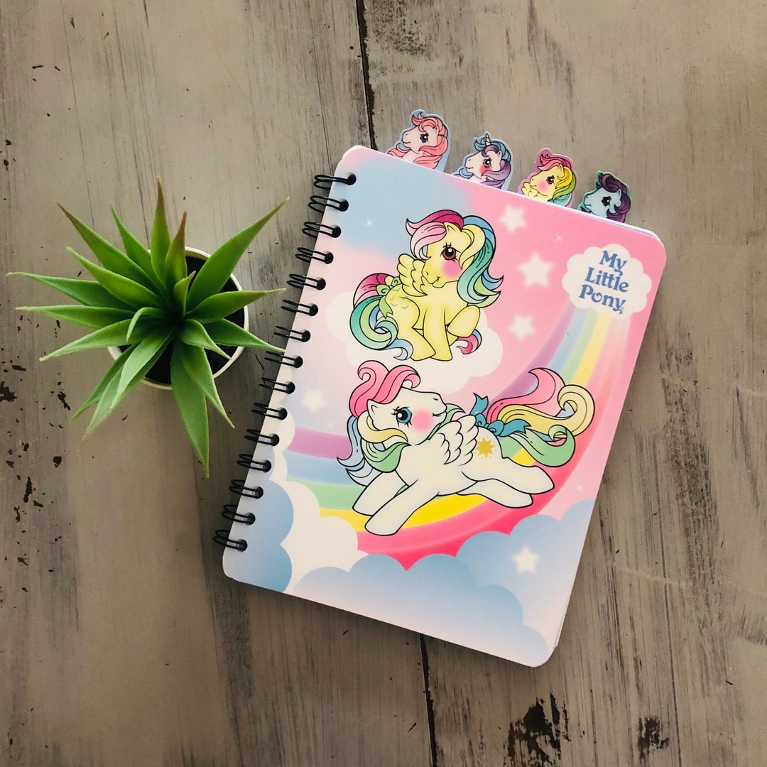 Vintage Style My Little Pony Spiral Notebook Journal | My Little Pony ...