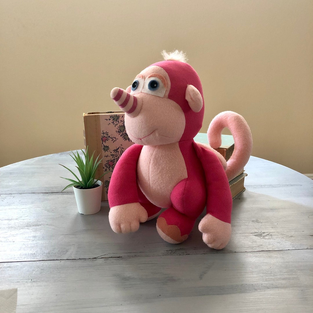 Vintage 1980's Wuzzles Rhinokey Handmade Plush | 1980's Wuzzels Suffed ...