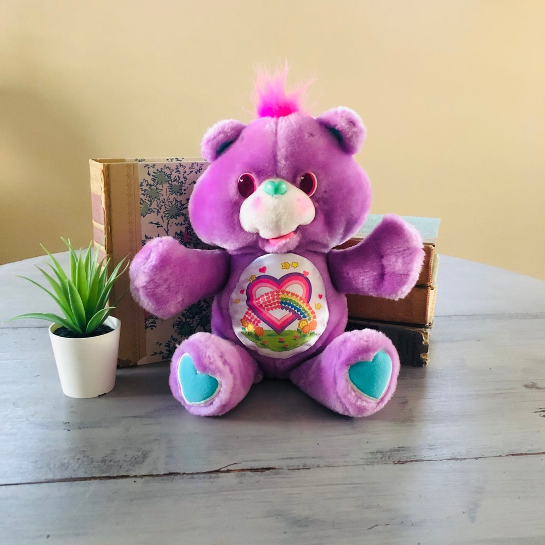 Vintage 1990's Share Bear Environmental Care Bear Plush Hasbro Care ...