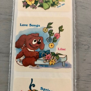 Vintage 1980's Muppet Babies Stickers 80's Scratch and Sniff Stickers ...