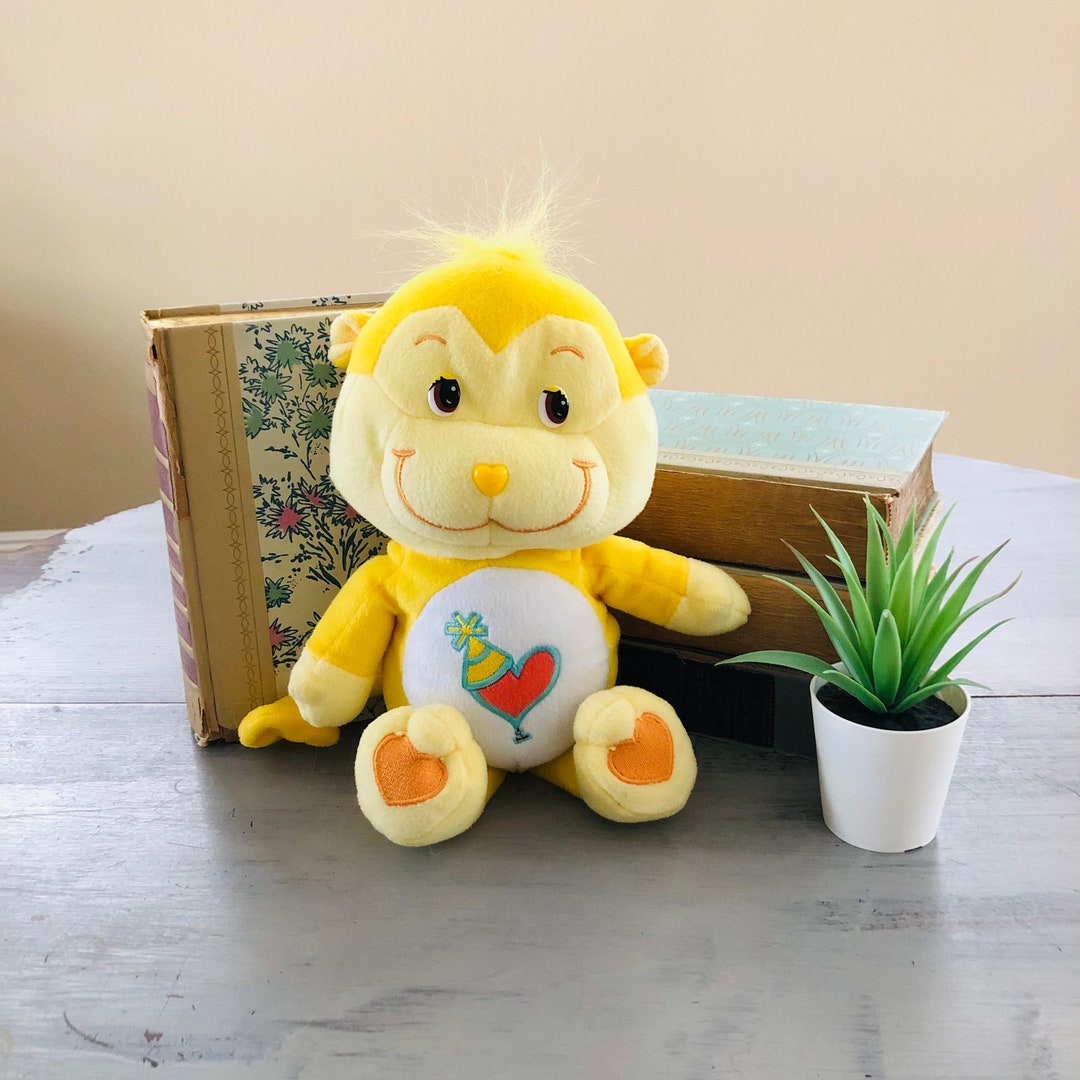 Vintage 2000's Collector's Edition Playful Heart Monkey Care Bear Cousins Retro 2004 Care Bear ...