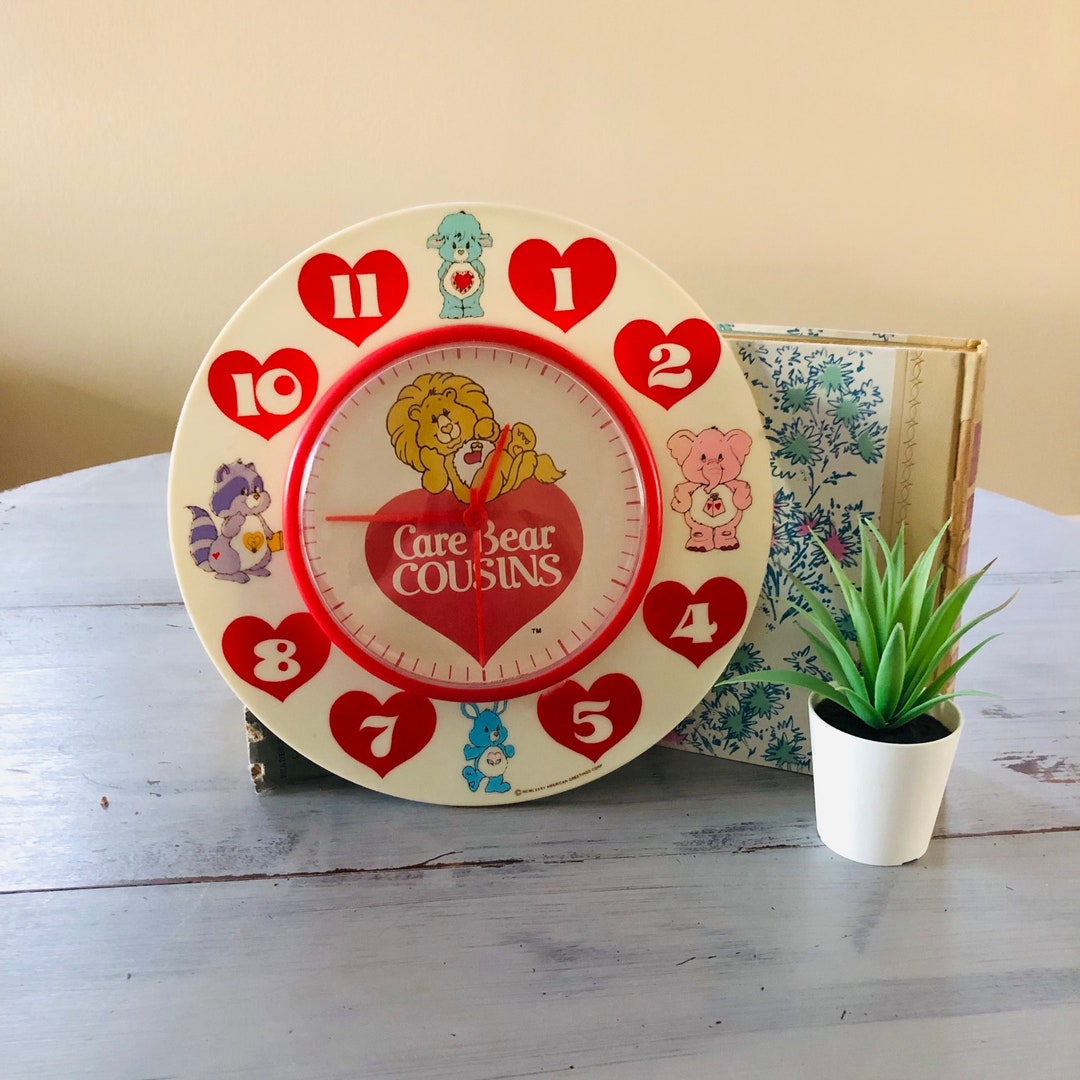 Vintage 1980's Care Bear Cousins Wall Clock 1980's - Etsy