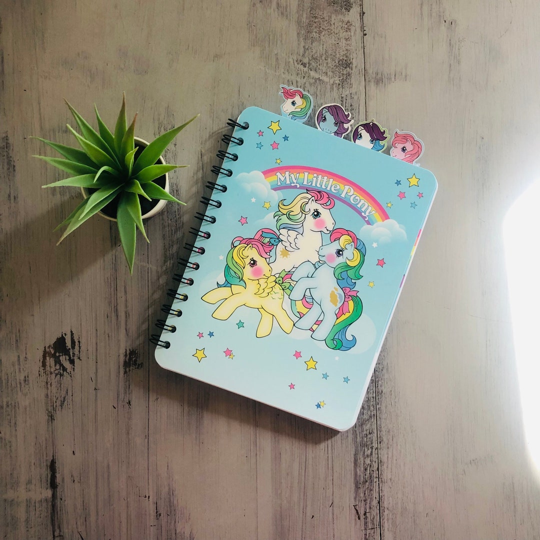 Vintage Style My Little Pony Spiral Notebook Journal My Little Pony ...