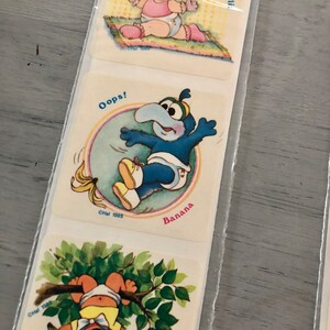 Vintage 1980's Muppet Babies Stickers 80's Scratch and Sniff Stickers ...