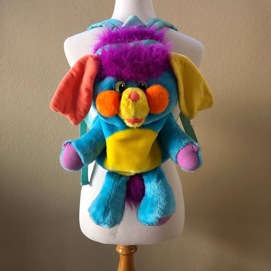 Vintage 1980's Popples P.C. Pretty Cool Popple Backpack | 80's Large ...