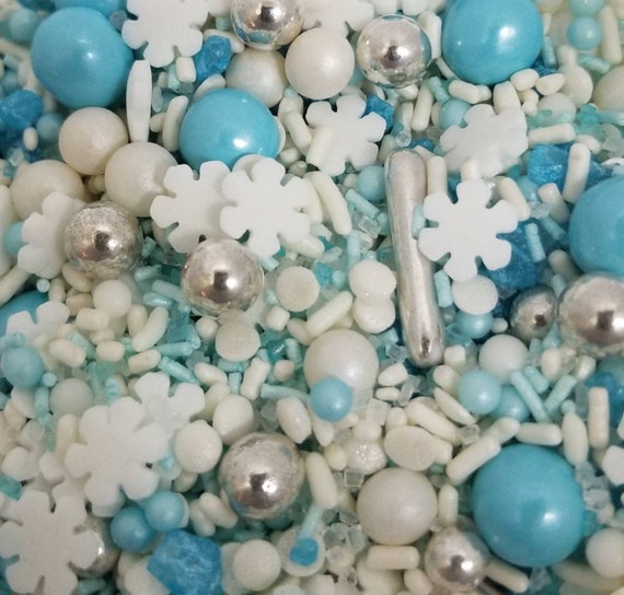 Winter Snowflake Sprinkles - Etsy